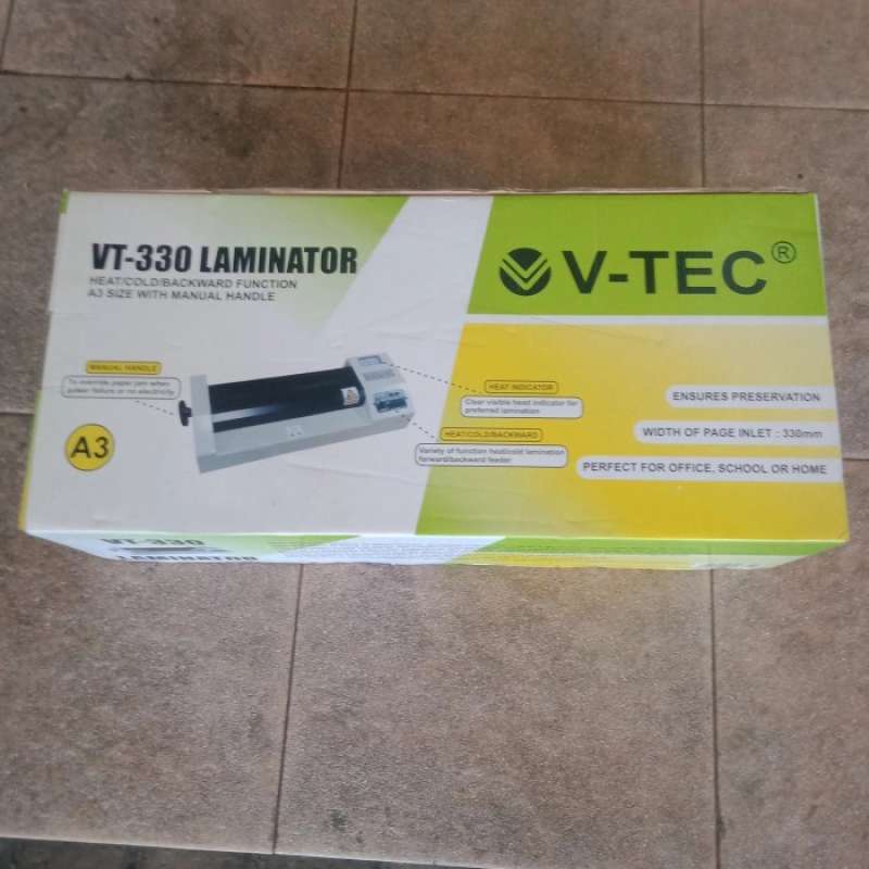 Promo Mesin Laminating V Tec 330 Diskon 12% Di Seller Aurellia Store ...