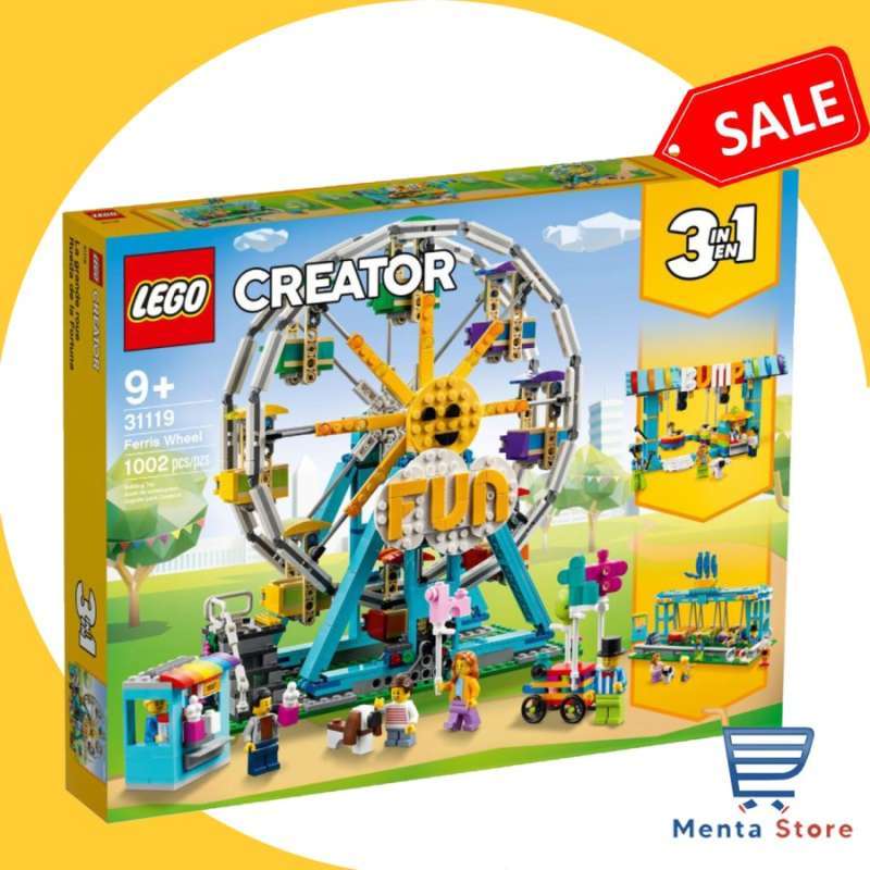 Promo LEGO Creator 31119 Ferris Wheel Ticket Booth 8 Gondolas 5 ...