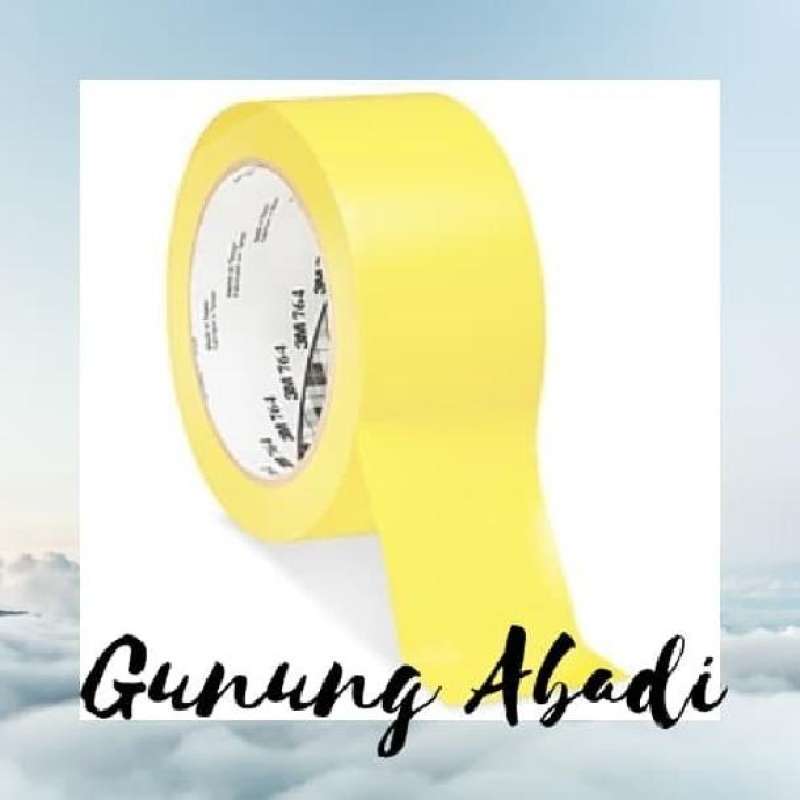 Jual Lakban Vinyl Tape 3m 764 Marking Floor Marking Tape Kuning Di ...