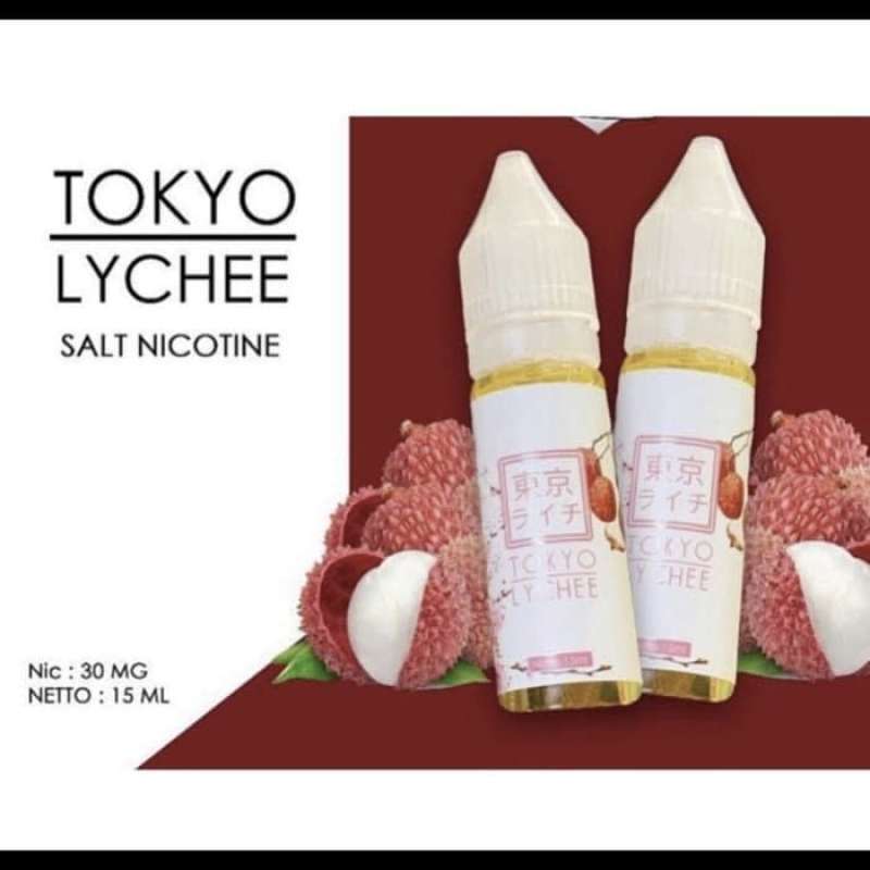 Jual Salt Nic TOKYO LYCHEE 15Ml 30mg nicotine Liquid Vape Refill Pod di ...