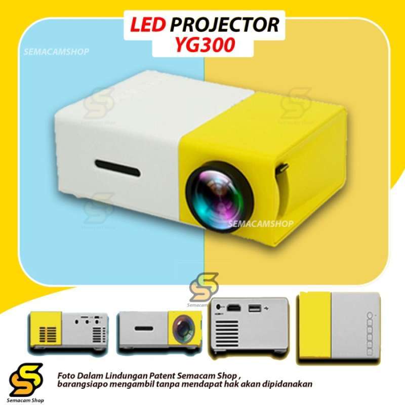 Promo Mini Proyektor Led Yg300 / Yg-300 / Yg 300 Lcd Portable Projector ...