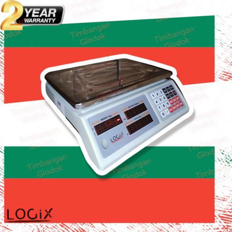 Jual Timbangan Telur, Laundry, Buah, Sayur, Ikan, Daging, Logix 40 Kg ...