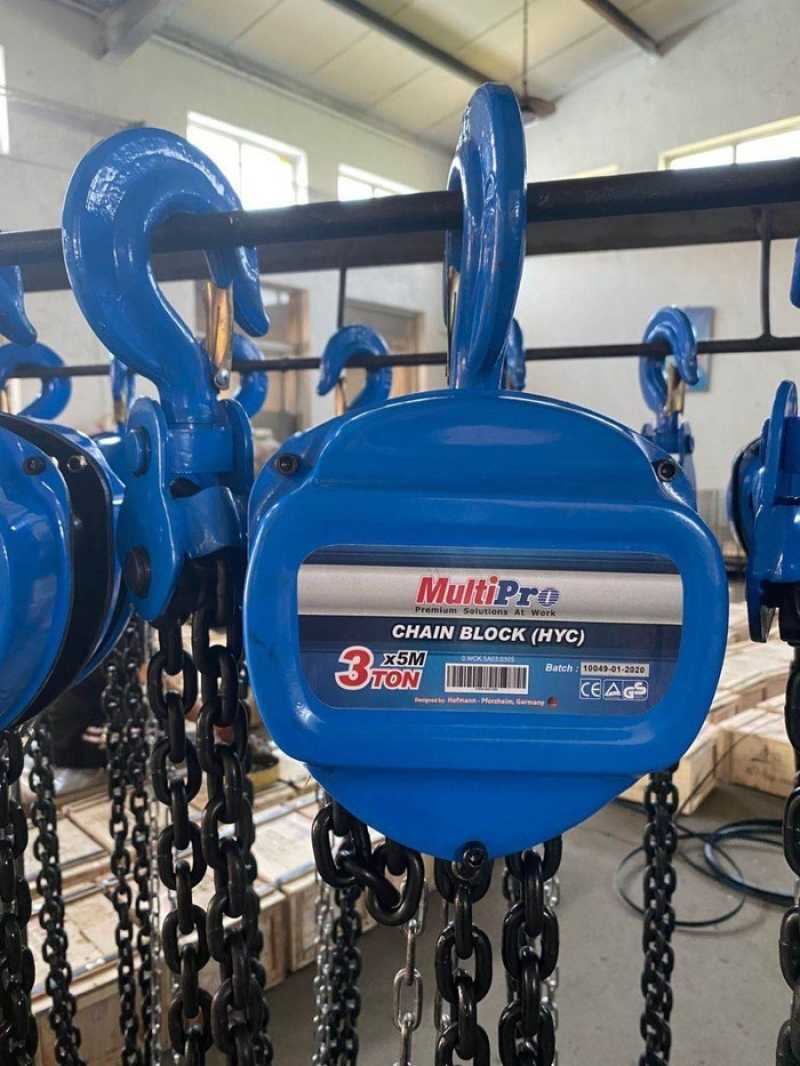 Promo Multipro Chain Block Takel Chain Hoist 3 Ton X 5 Meter Diskon 12% ...