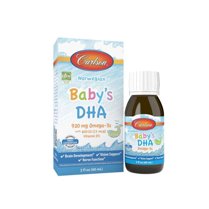 Jual Vitamin Anak Carlson Baby DHA 920mg Omega 3s 60ml di Seller ...