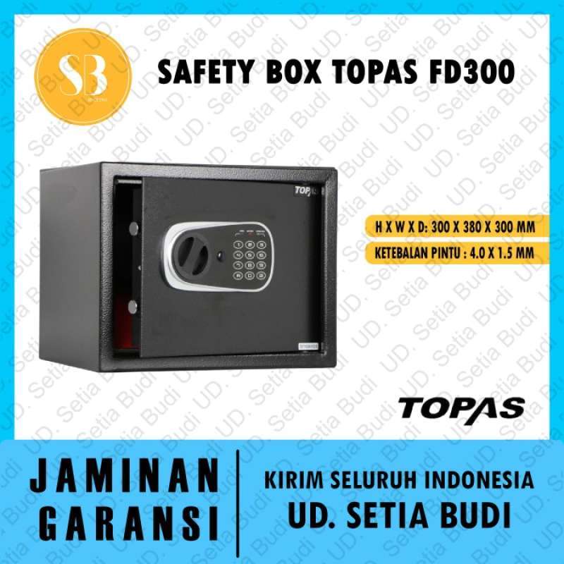 Jual Safety Box Topas FD300 Asli dan Bergaransi di Seller TOKO ...