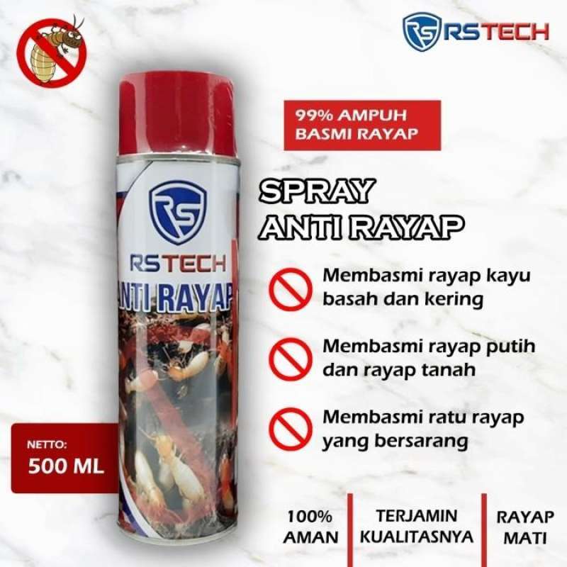 Jual Obat Anti Rayap 500ml Spray Cairan Semprot Pembasmi Rayap Kayu ...