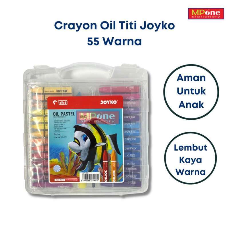 Jual Crayon Oil titi Joyko - 55 Warna di Seller MP ONE STATIONERY ...