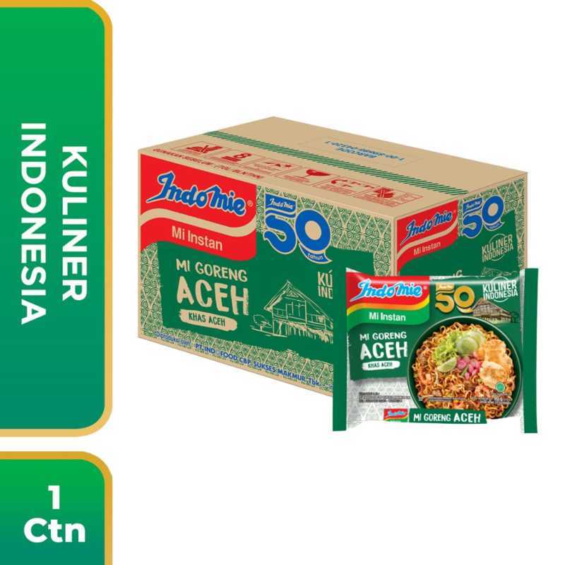 Jual Mie Instant Indomie Goreng Aceh (1 dus 40 pcs) mie enak dan murah ...