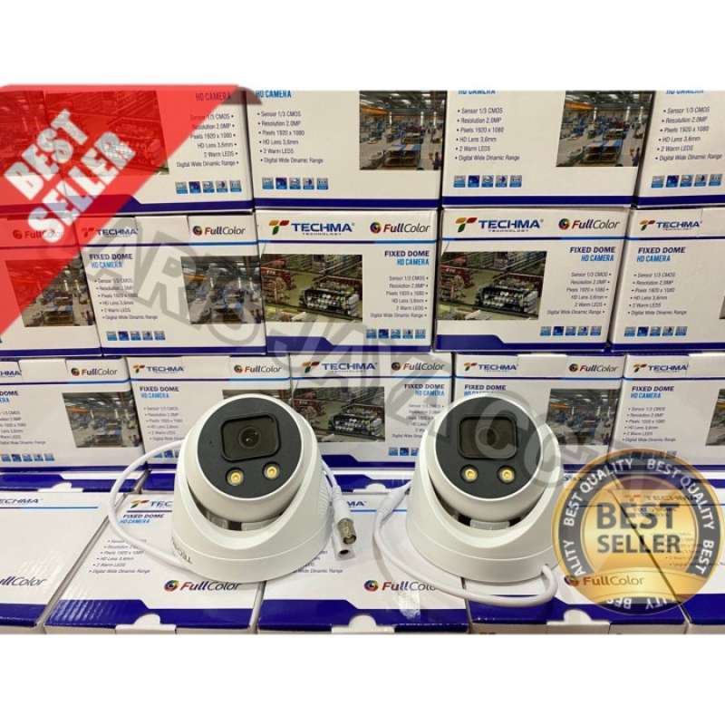 Promo OEM Techma Kamera CCTV Indoor Full Color TCM A5621FC 2MP Colorvu ...