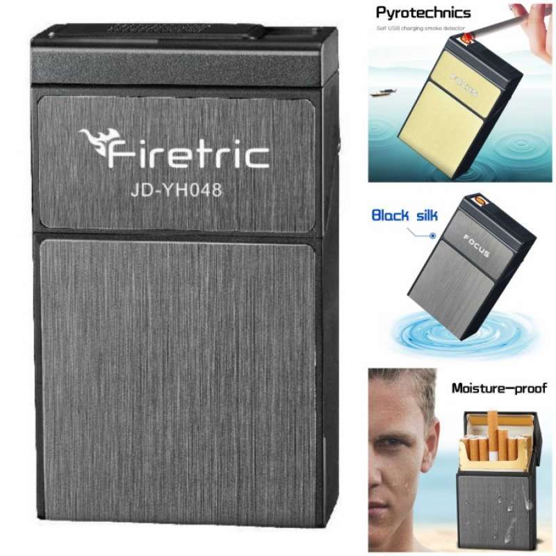 Promo Firetric Kotak Rokok 20 Slot Korek Elektrik Pyrotechnic - Jd-yh048 Diskon 5% Di Seller ...