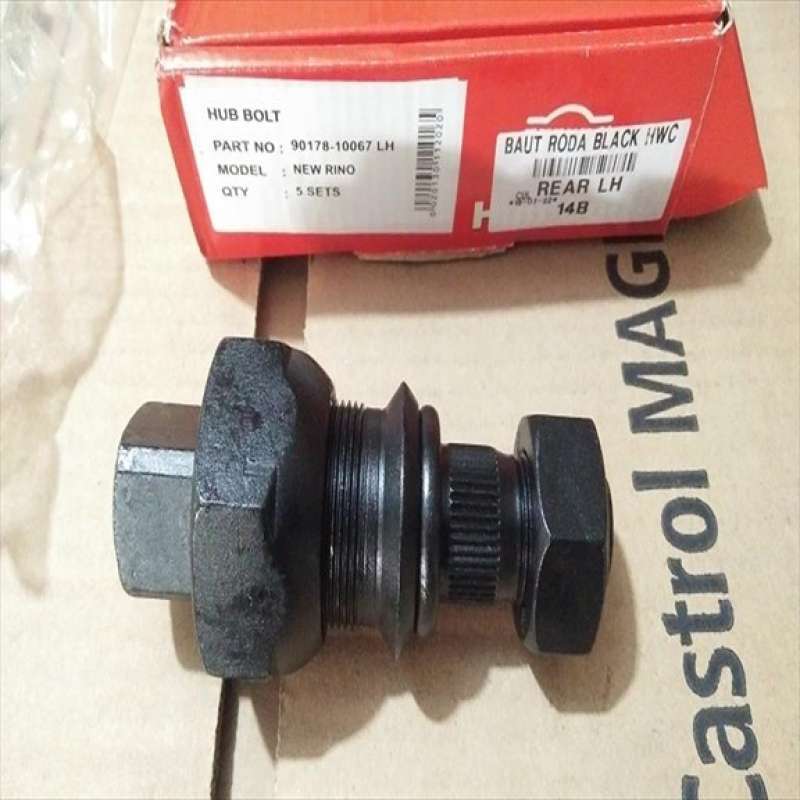 Jual Baut Roda Hub Bolt Truk Dutro Dyna HT Rino 14B Belakang Kiri HWC ...