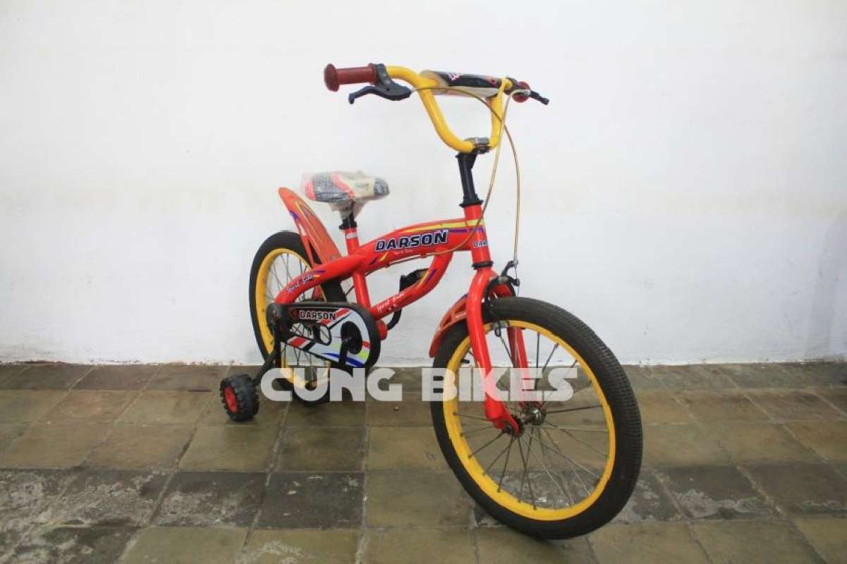 Jual Sepeda BMX anak-anak ukuran 18 Darson Sport warna Merah di Seller ...