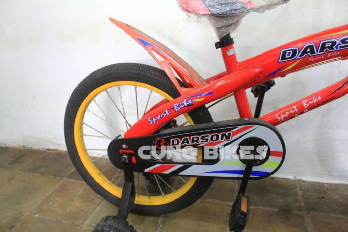 Jual Sepeda BMX anak-anak ukuran 18 Darson Sport warna Merah di Seller ...