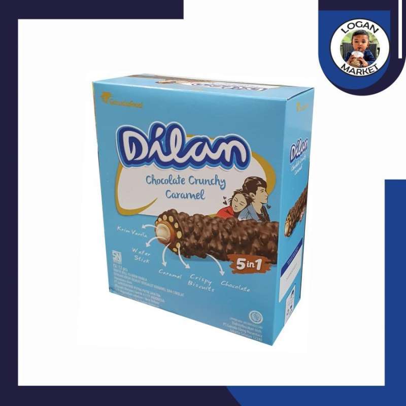 Jual Dilan Chocolate Crunchy Caramel Box Isi 12Pcs 12 Pcs di Seller ...
