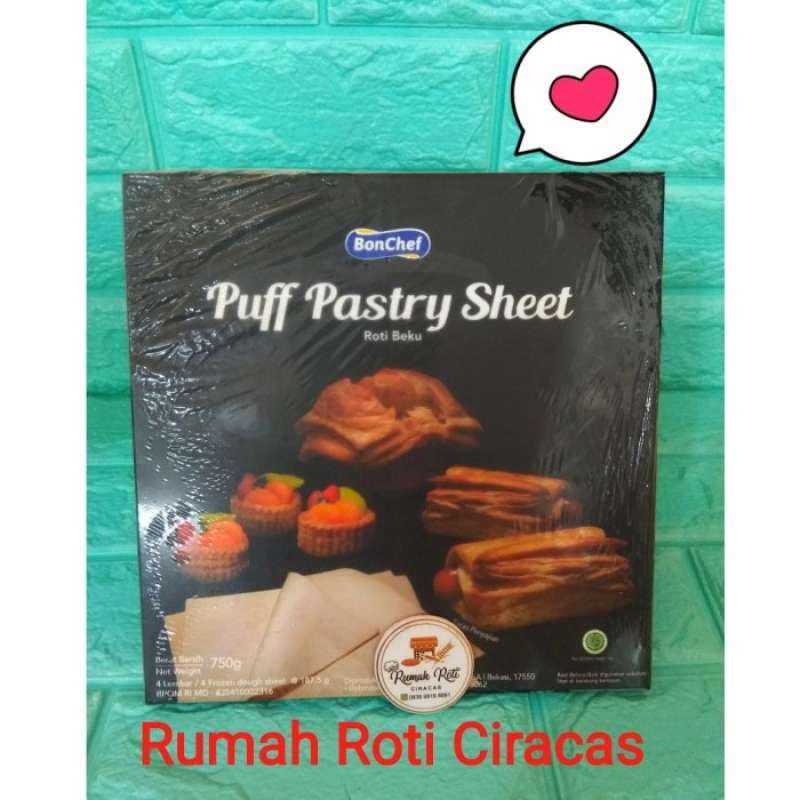 Promo OEM BONCHEF PASTRY SHEET PUFF DANISH UNBAKE KULIT ZUPPA ROTI BON ...
