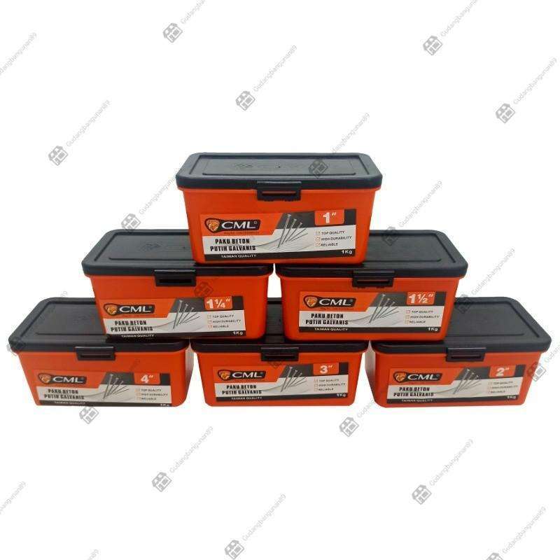 Jual Paku Beton Galvanis 1 4 In KG Paku Tembok Dinding 2 5 Cm 3 5 7 jual-paku-beton-galvanis-1-4-in-kg-paku-tembok-dinding-2-5-cm-3-5-7