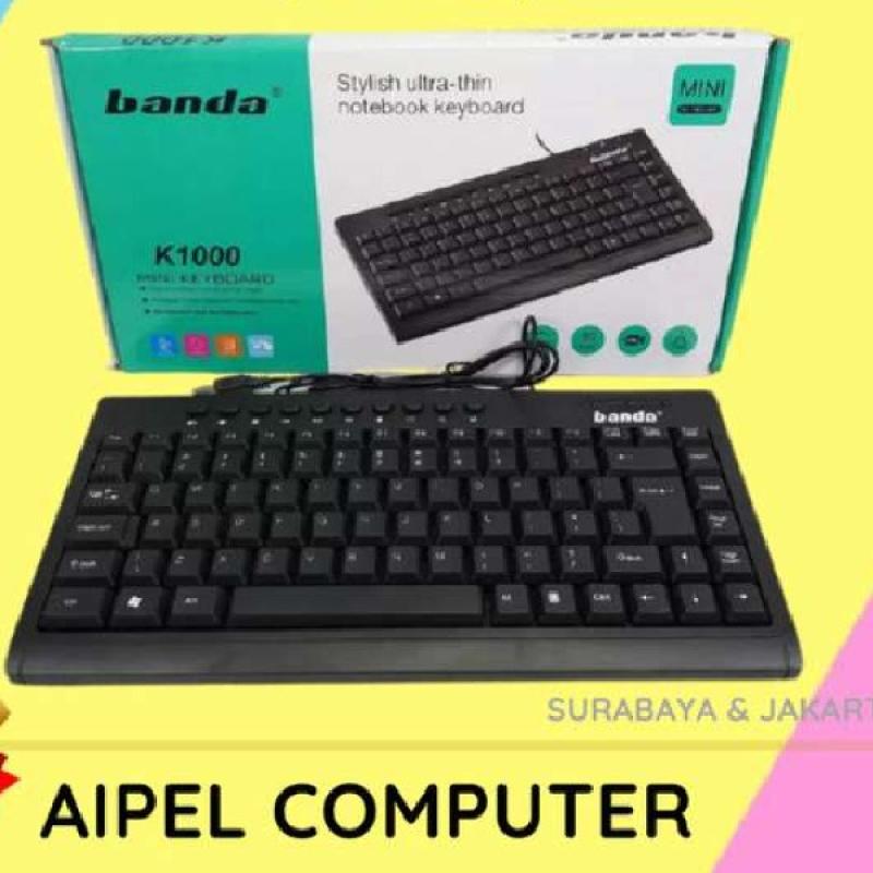 Jual K1000 | KEYBOARD USB BANDA K-1000 MINI MULTI MEDIA (BLACK) di ...