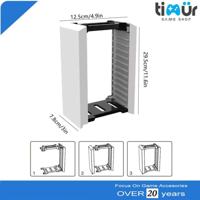 Jual OEM Rak Storage Stand Tower Tempat Disc Kaset Nintendo Switch Xbox ...