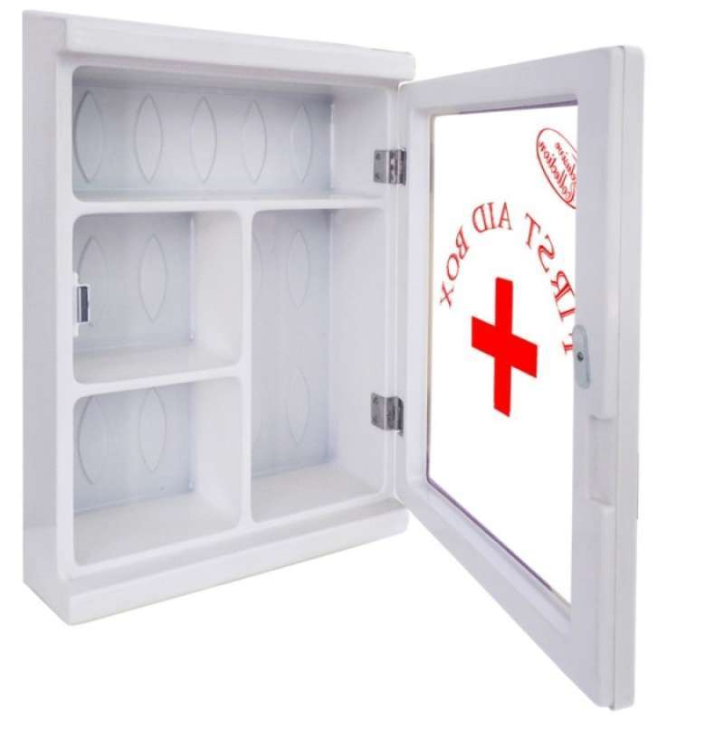 Promo Rak Dinding Kotak Obat P3K First Aid Kit Box Maspion MC-11 Diskon ...