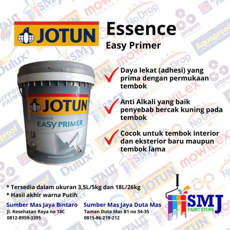 Jual Cat Dasar Tembok Exterior & Interior JOTUN EASY PRIMER 3,5 L / 5kg ...