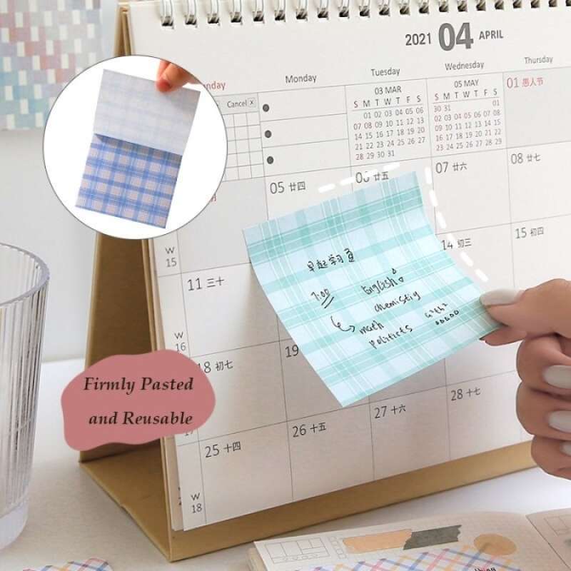 Jual 80 LEMBAR GRID STICKY NOTES AESTHETIC KOREAN STYLE - LARGE GRID di ...