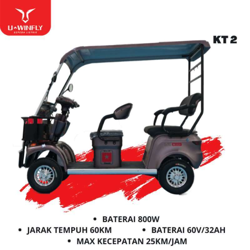 Promo Sepeda Listrik Roda Empat Uwinfly Kt2 Garansi Resmi Diskon 3% di ...