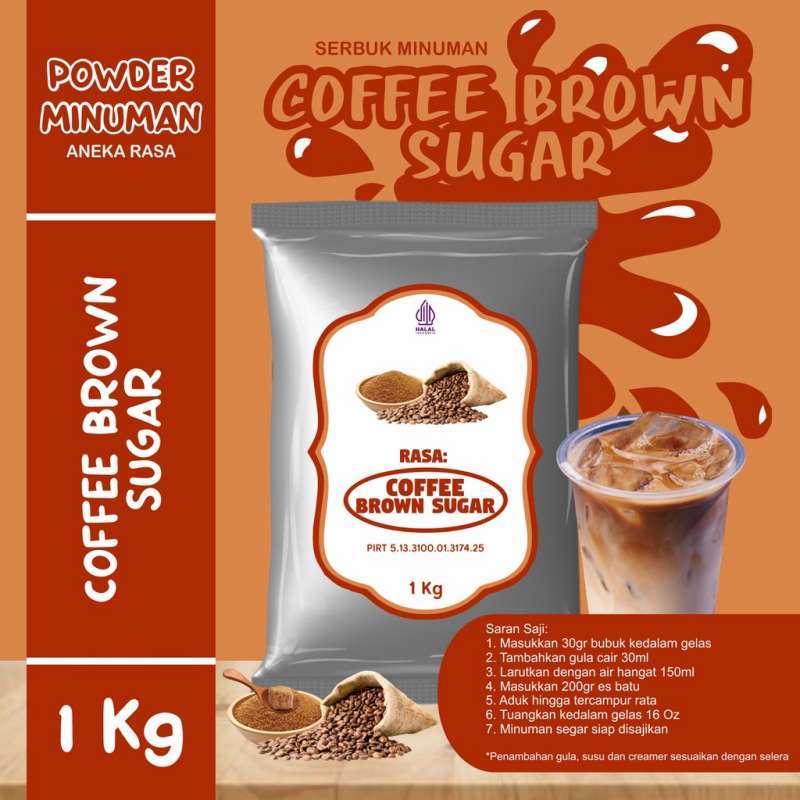 Promo Bubuk Serbuk Minuman Rasa Kopi Gula Merah Bubuk Minuman Kekinian ...
