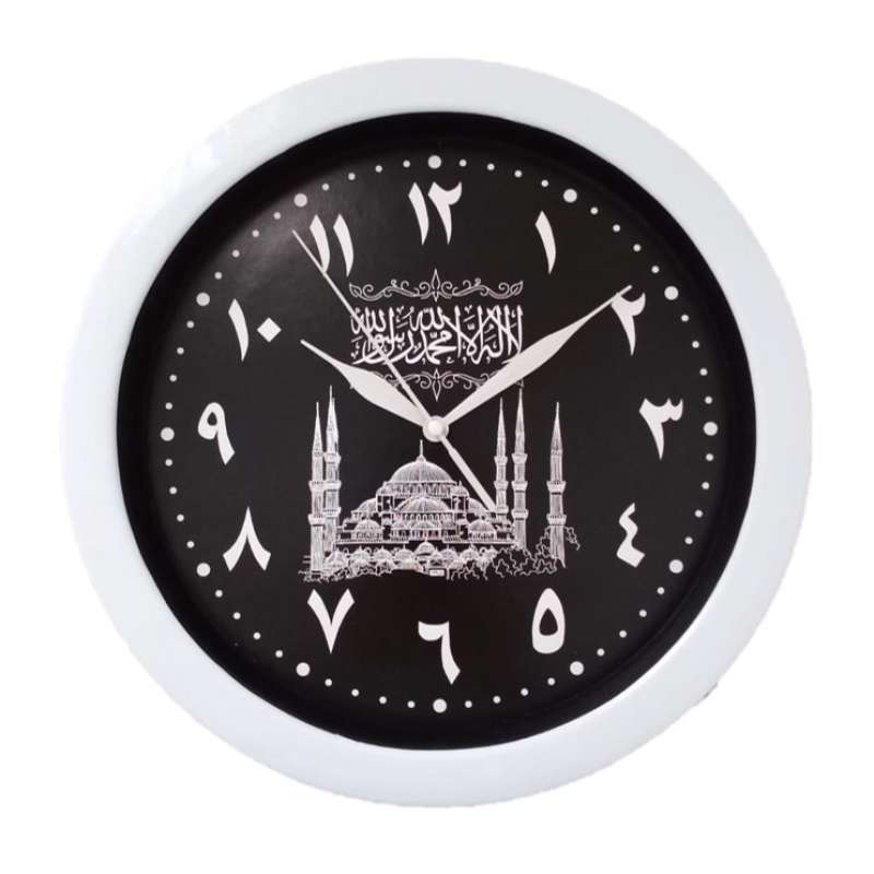 Jual Jam Dinding Nuansa Islam Angka Arab diameter 25 cm di Seller Toko ...