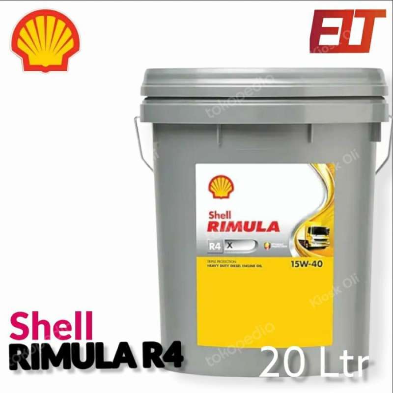 Promo Oli Mesin Shell Rimula R4 X 15W40 Diskon 11% di Seller Hannele ...
