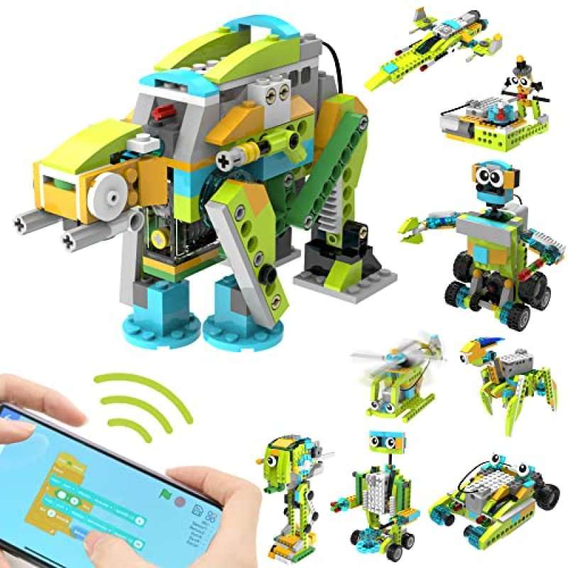 Promo STEM Robot Building Kits,Coding Robot Building Toys,100+ in 1 APP ...
