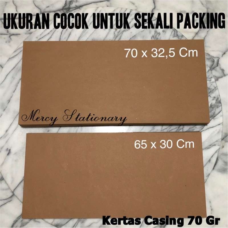 Jual Kertas Casing 90 Gr - 50 Lembar - Kertas Bungkus Baju Packing - 65 ...