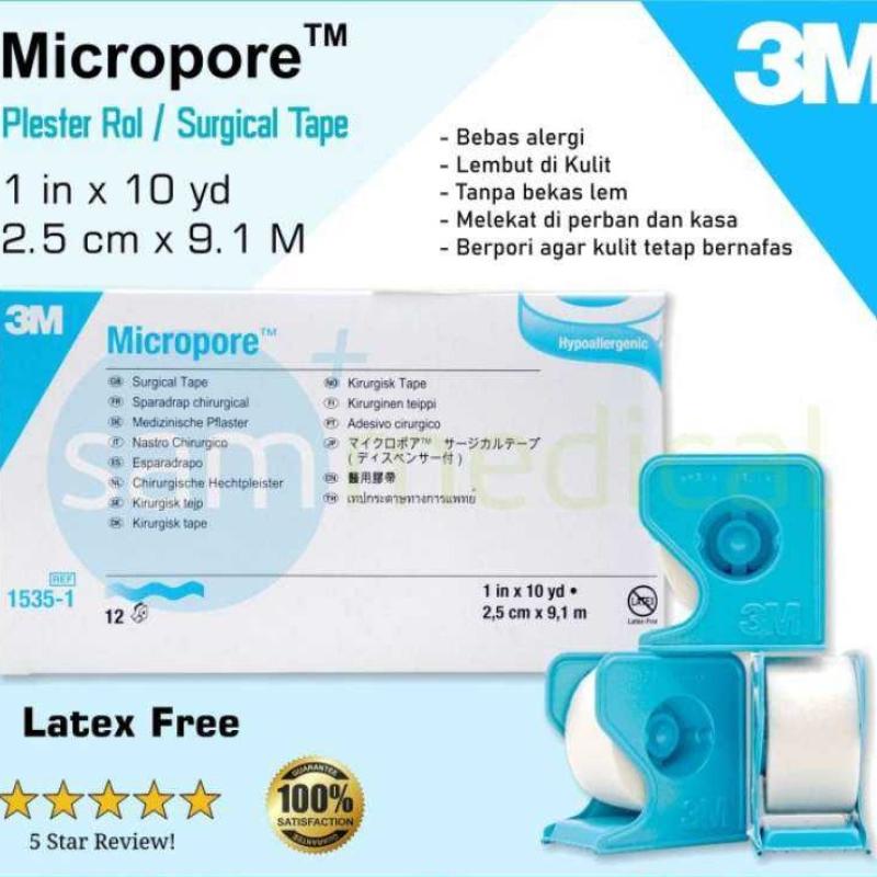 Jual 3M Micropore Original Packing - 1 inch X 10 yd di Seller SAM ...