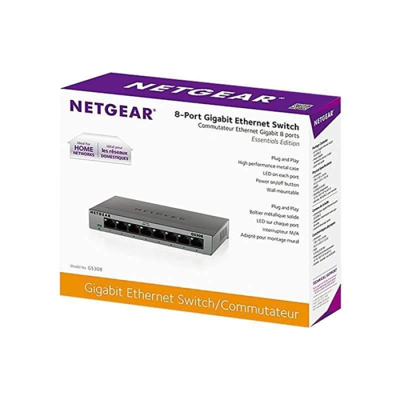 Promo Netgear Gs308 8 Port Gigabit Ethernet Unmanaged Switch Garansi 2 ...