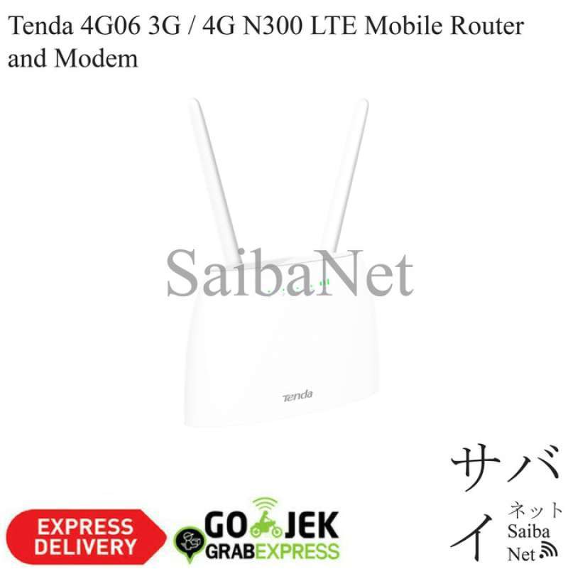 Promo Tenda 4G06 3G / 4G Lte N300 Modem And Router Wireless Wifi Diskon ...
