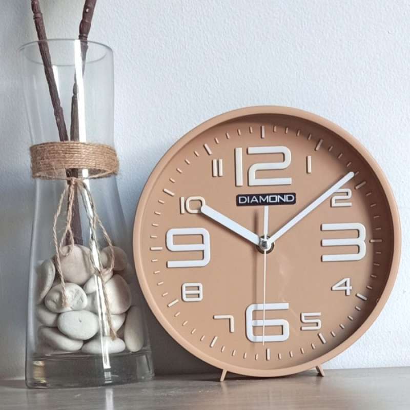 Promo Jam Dinding Bisa Duduk Diamond Warna Pastel - 2019-1 Diskon 11% ...