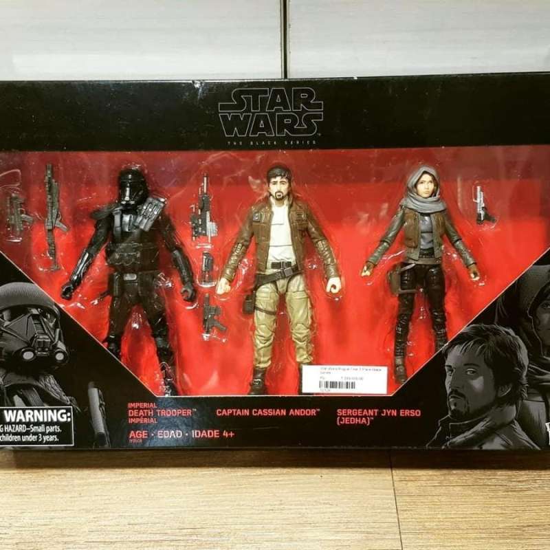 Jual HASBRO STAR WARS BLACK SERIES ROGUE ONE 3-PACK JYN ERSO DEATH ...