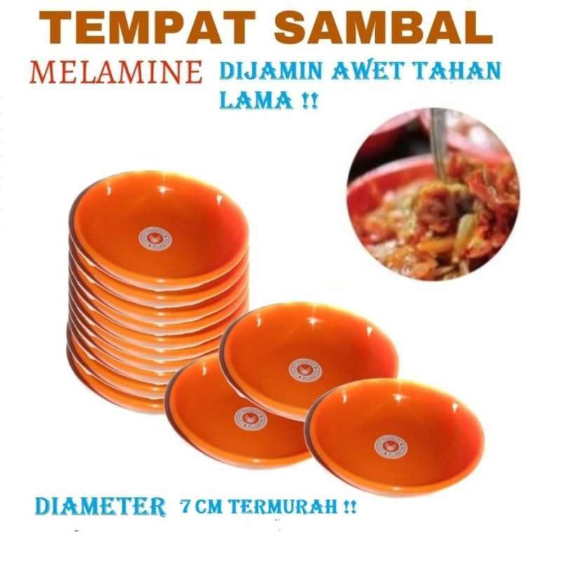 Jual Sk - 1 Pc Ori Size 7cm Piring Sambal Melamin Mangkok Sambel Cabe ...