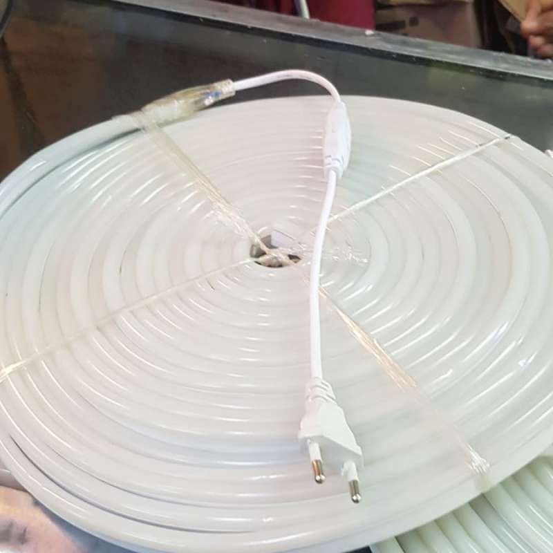 Jual Lampu Led Selang Neon Flex / Selang Susu 10 Meter - Putih di ...