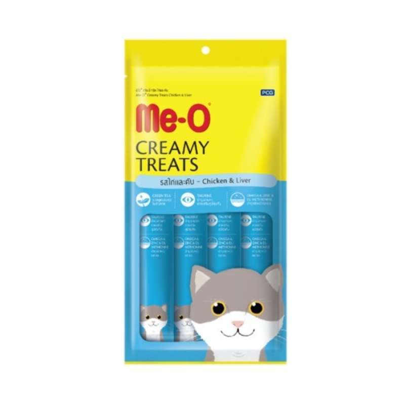 Jual Meo Creamy Treats 4x15gr Snack Kucing Meo/Me-O Treat/Makanan ...