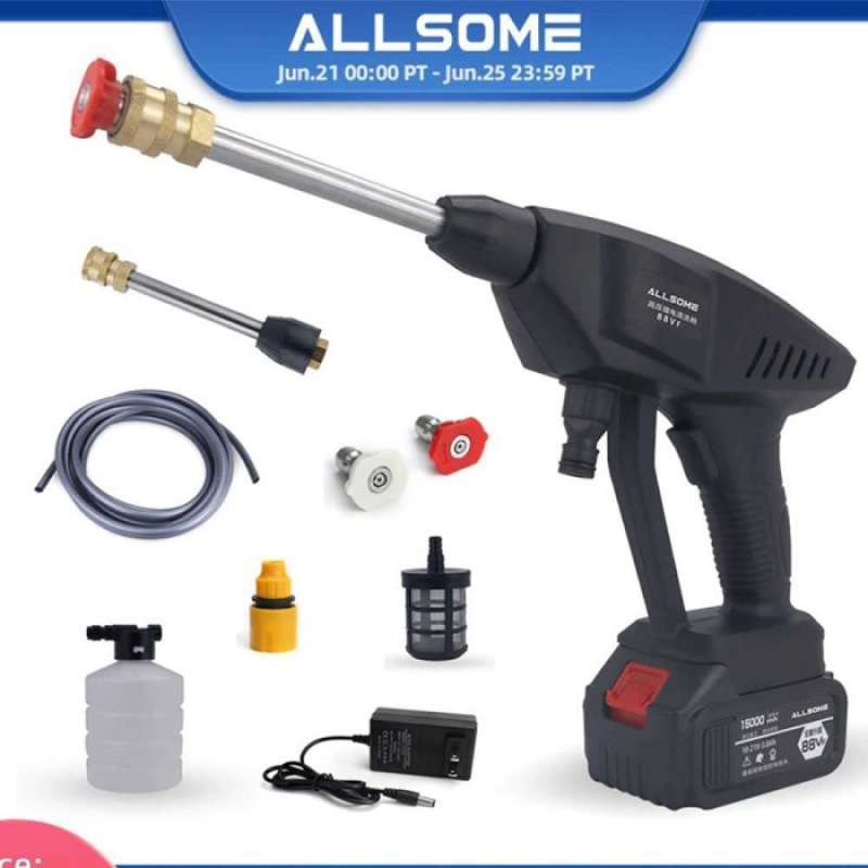 Jual Car Wash Gun Spray Semprotan Air Cuci Mobil High Pressure 30bar ...