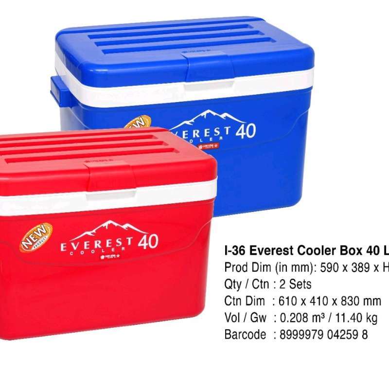 Jual COOLER BOX EVEREST 40 LITER LION STAR di Seller Subur148 - Tambora ...
