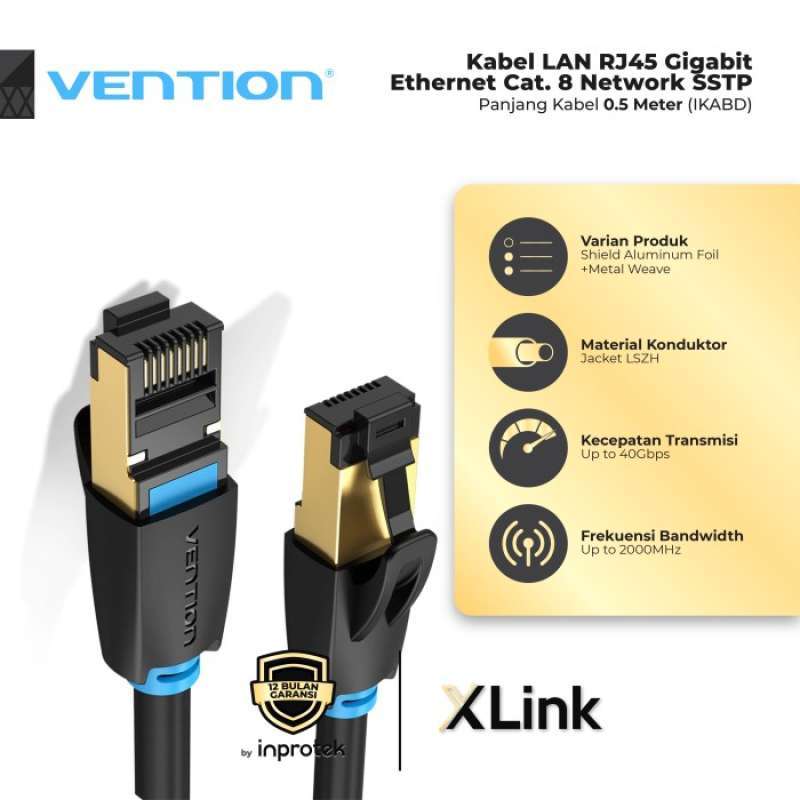 Promo Kabel Lan Rj45 Gigabit Ethernet Cat. 8 Network Sstp Diskon 50% di ...