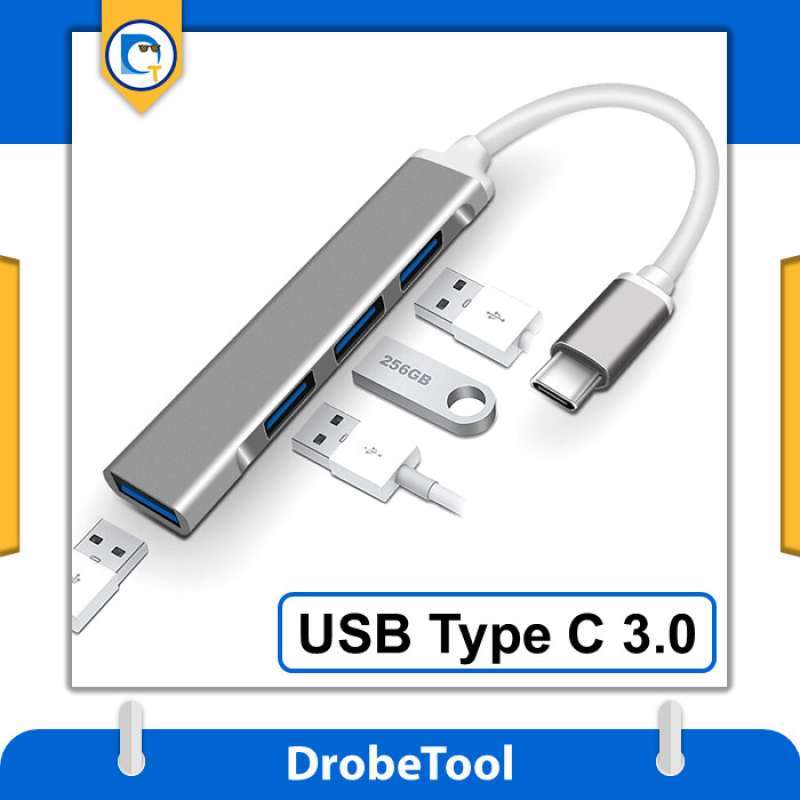 Promo Oem Usb Hub Type C 4 Port 3.0 Otg Macbook Windows Linux Extension ...