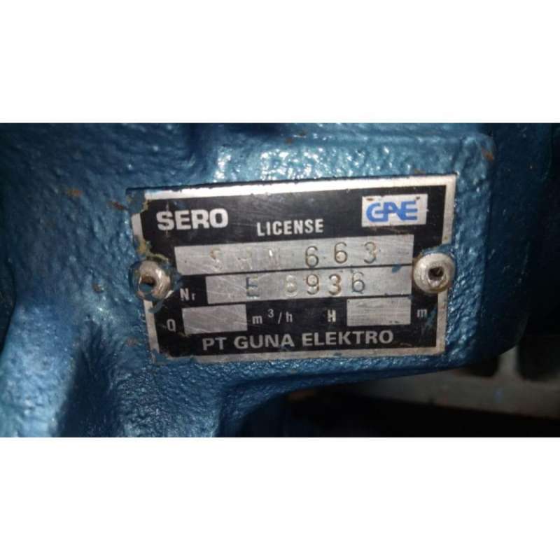 Jual Gae Sero Srn Pompa-centrifugal Multistage Self Priming Pump Di Seller Indo Pompa ...