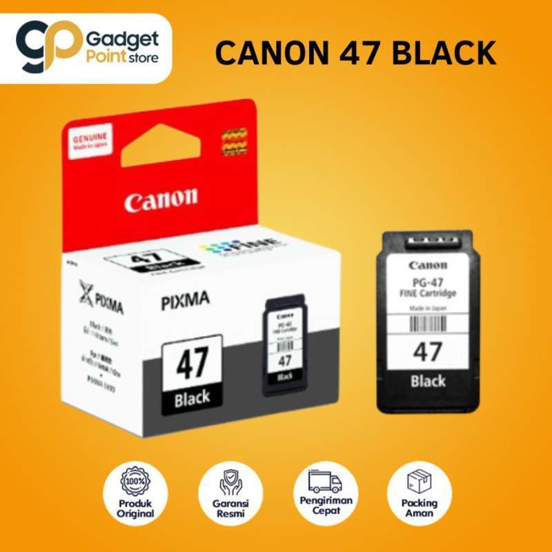 Promo Tinta Canon PG-47 Ink Cartridge Original - Black Diskon 2% di ...