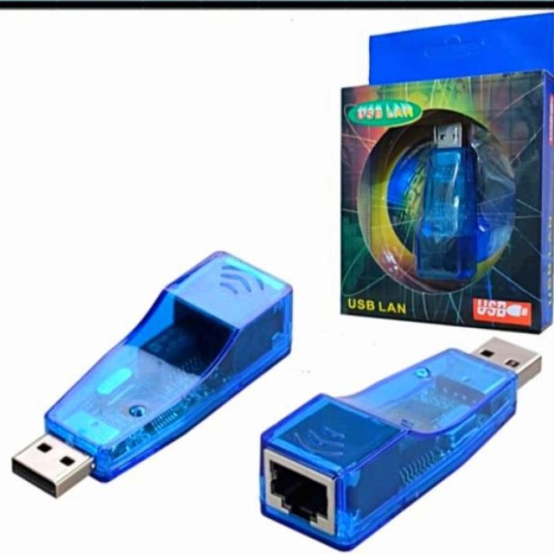 Jual Usb To Lan / Usb Ethernet Adapter Transparan Biru (Dongle) di ...