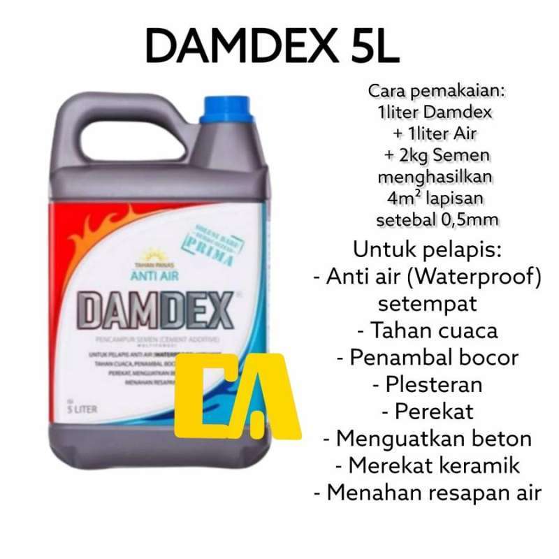 Jual DAMDEX PENCAMPUR SEMEN MULTI FUNGSI 5LTR di Seller cahaya abadi ...