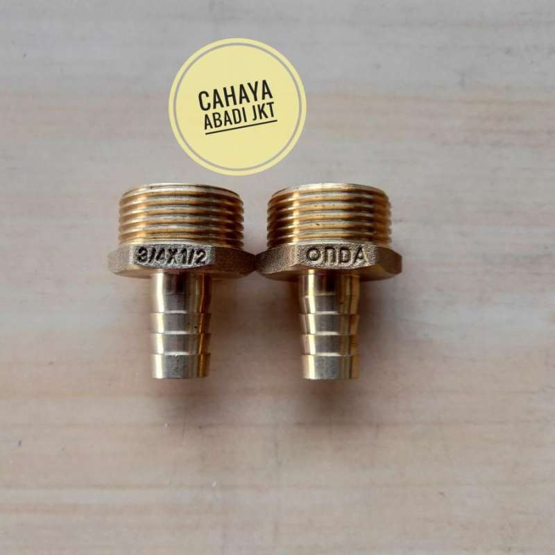 Jual Hose Coupler | Nepel Selang Onda 3/4x1/2 Di Seller Cahaya Abadi ...