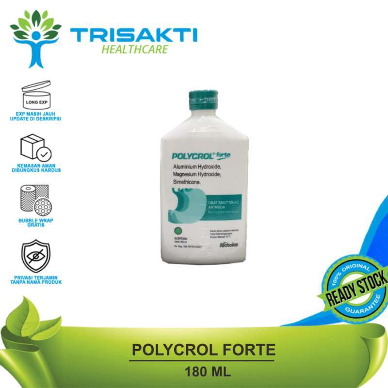 Jual POLYCROL FORTE SUSPENSI OBAT SAKIT MAAG DAN MERINGANKAN KEMBUNG ...