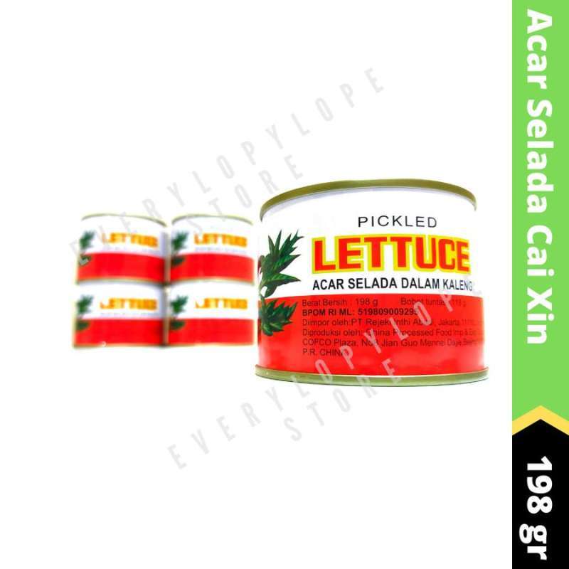 Jual Acar Selada Kaleng Narcissus 198gr Pickled Lettuce Cai Xin Caisim ...